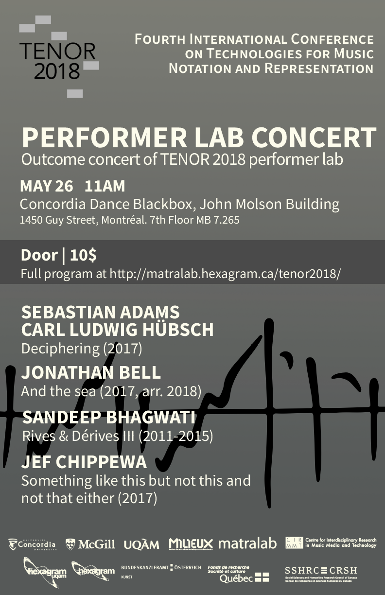 TENOR 2018: Performer Lab Concert | matralab